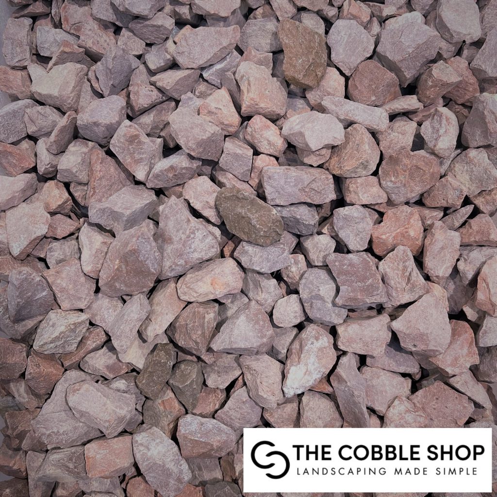 Red Chip 20mm : The Cobble Shop : Decorative Aggregates